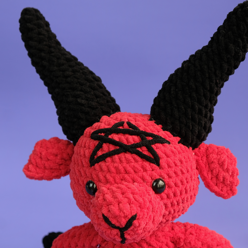 Demon Baphomet Crochet Pattern – Hooktasy