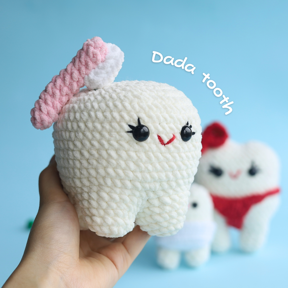 Tooth Family Bundle Crochet Pattern – Hooktasy