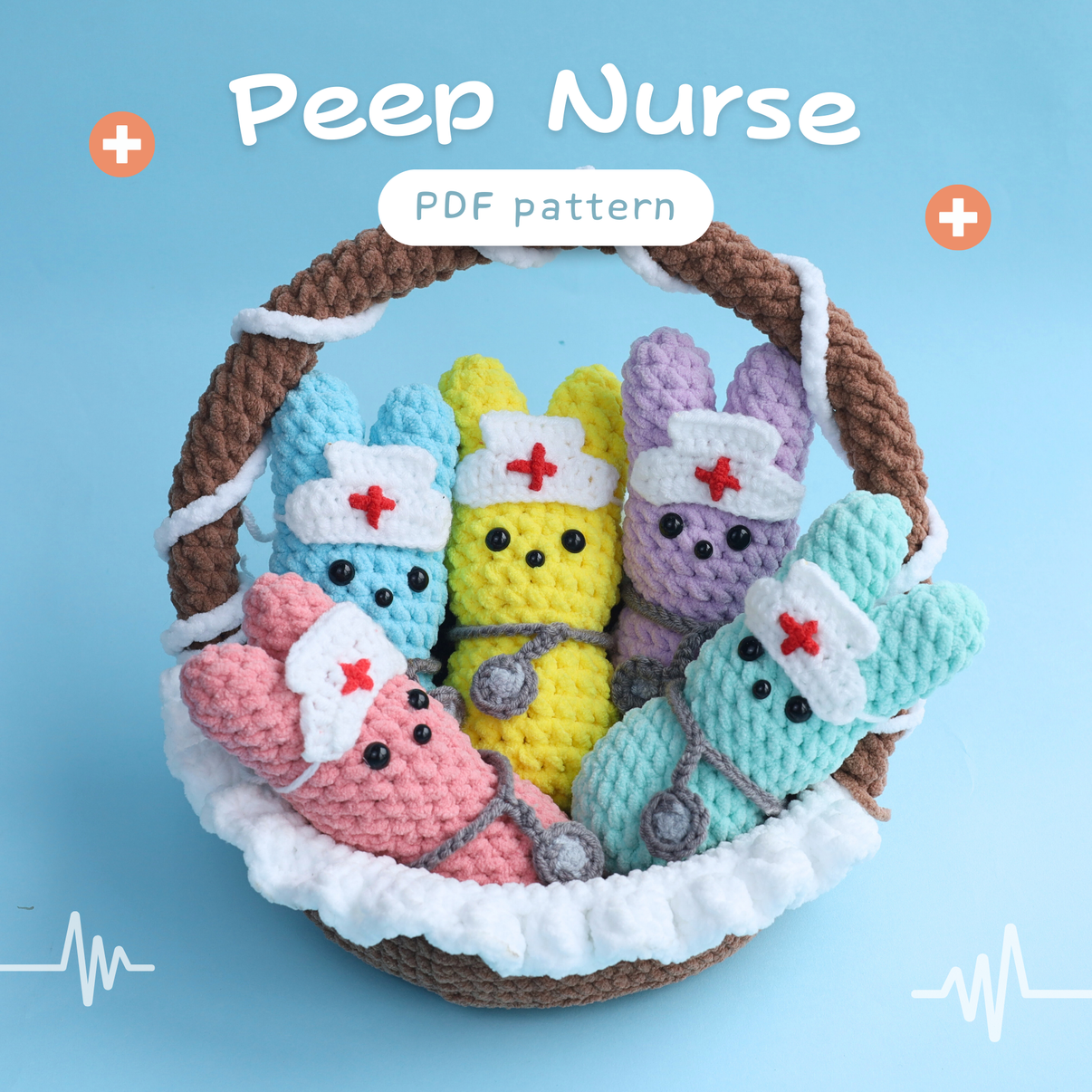 Peeps Nurse Crochet Pattern – Hooktasy