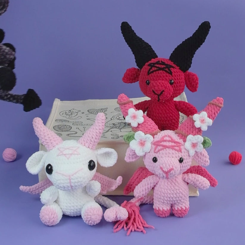 Angel Baphomet Crochet Pattern – Hooktasy