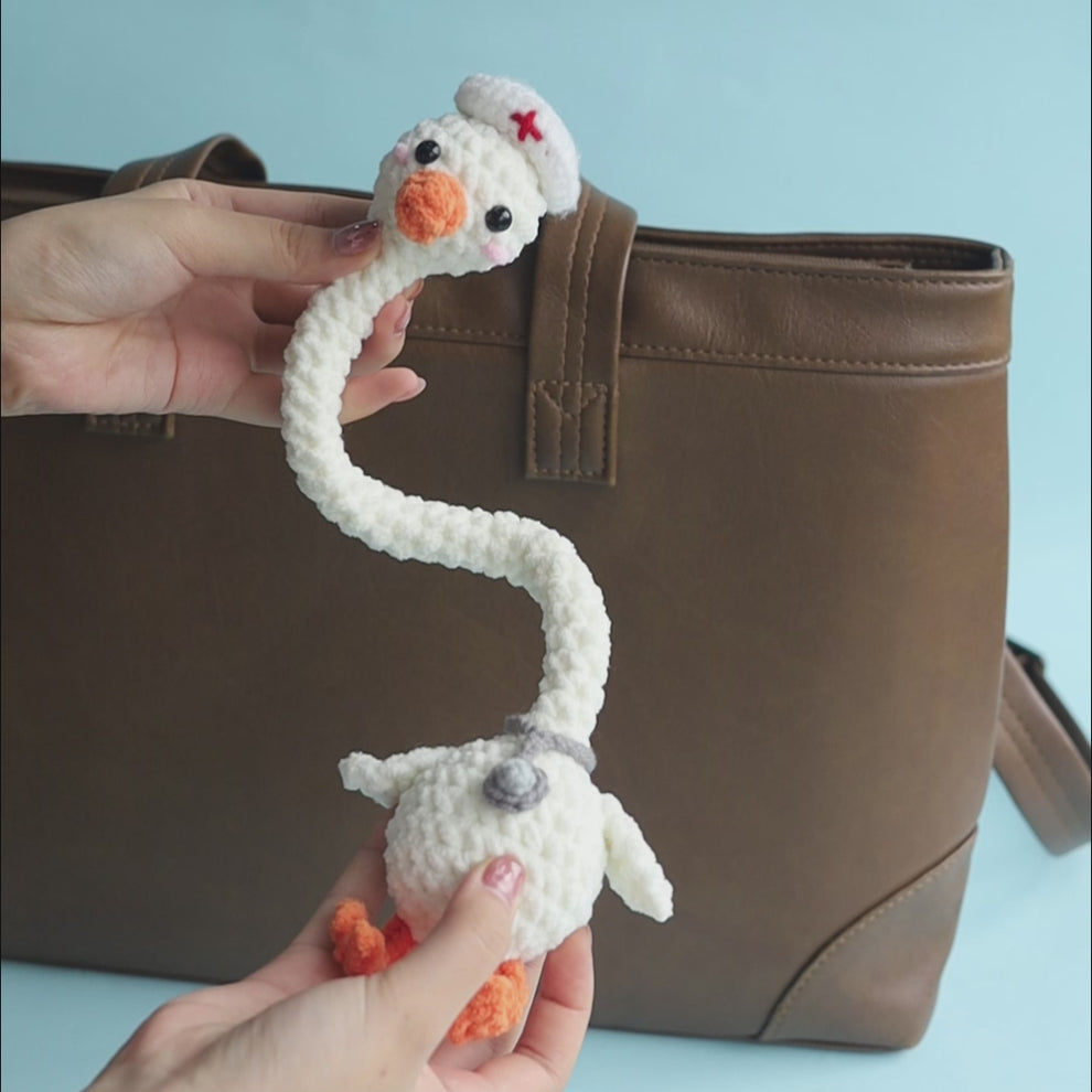 Long-neck Goose Nurse Crochet Pattern – Hooktasy